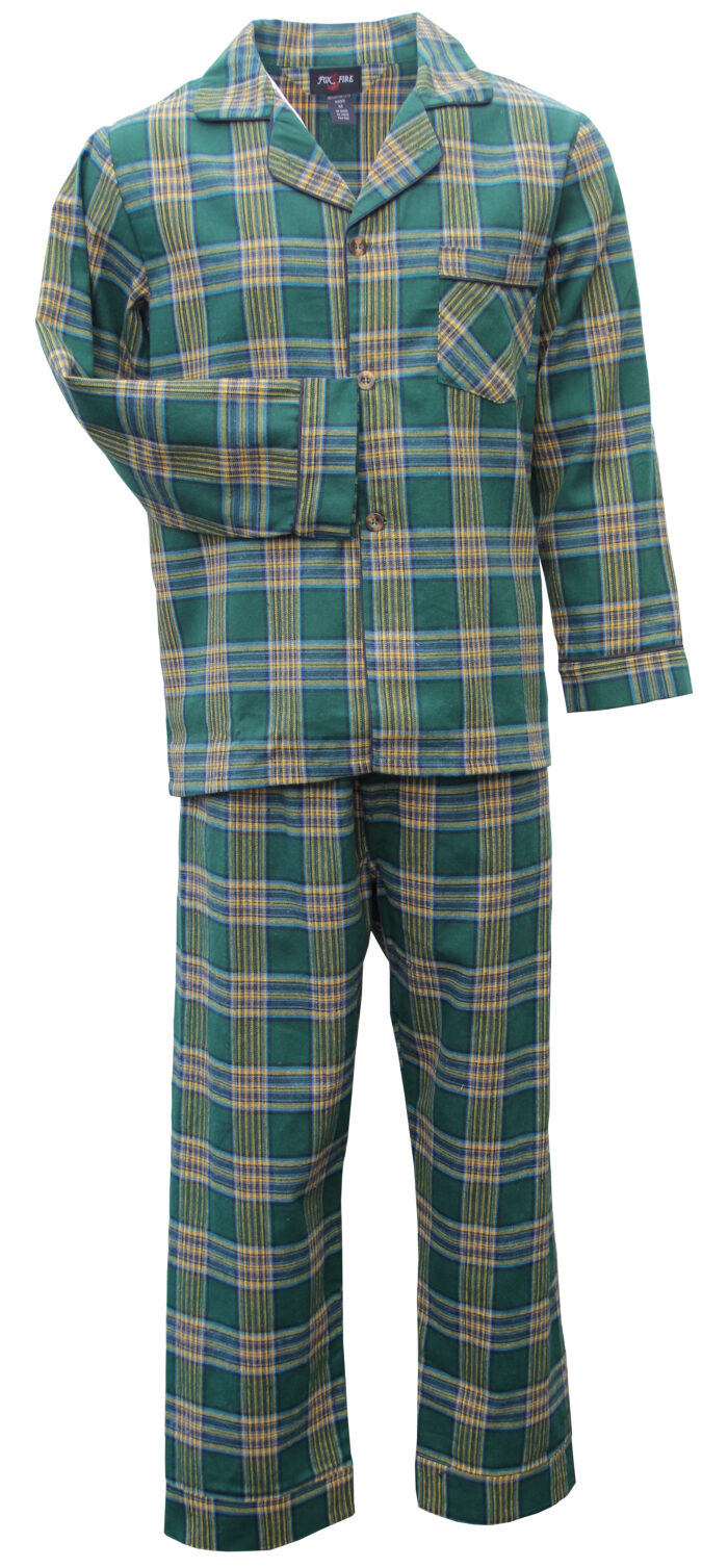 Style 1002 Foxfire Mens Flannel Sleepwear Set - Foxfire, Inc.