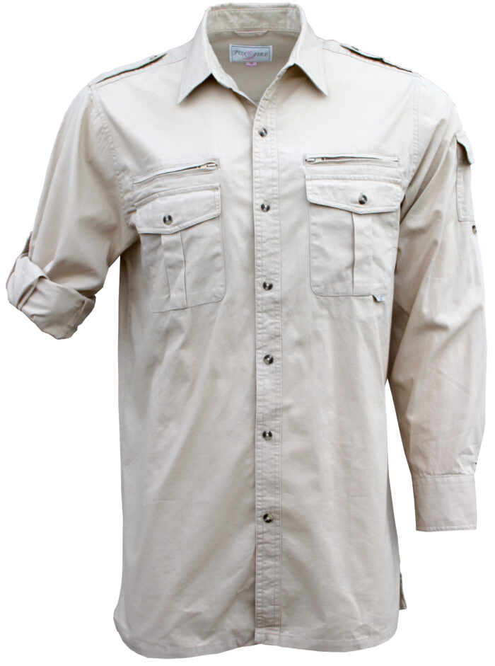 Style PSCST Long Sleeve Passport Shirt Stone - Foxfire, Inc.